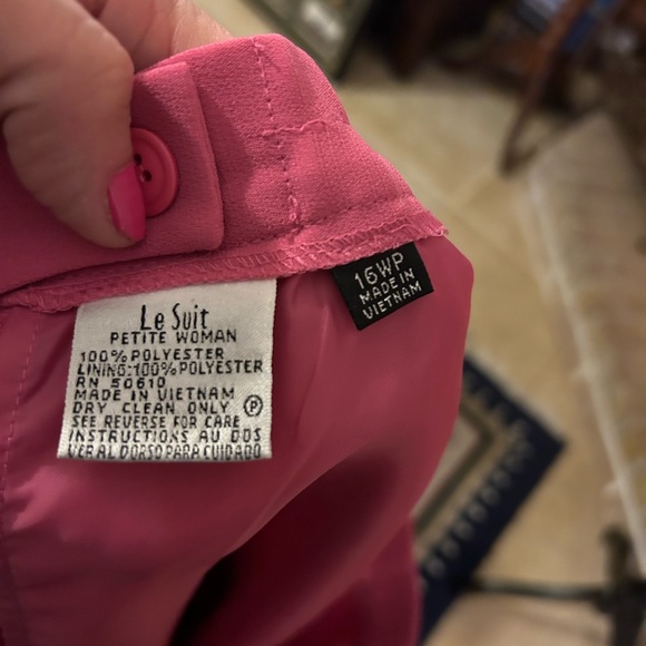 Le Suit | Dresses | Powder Pink Two Piece Suit | Poshmark